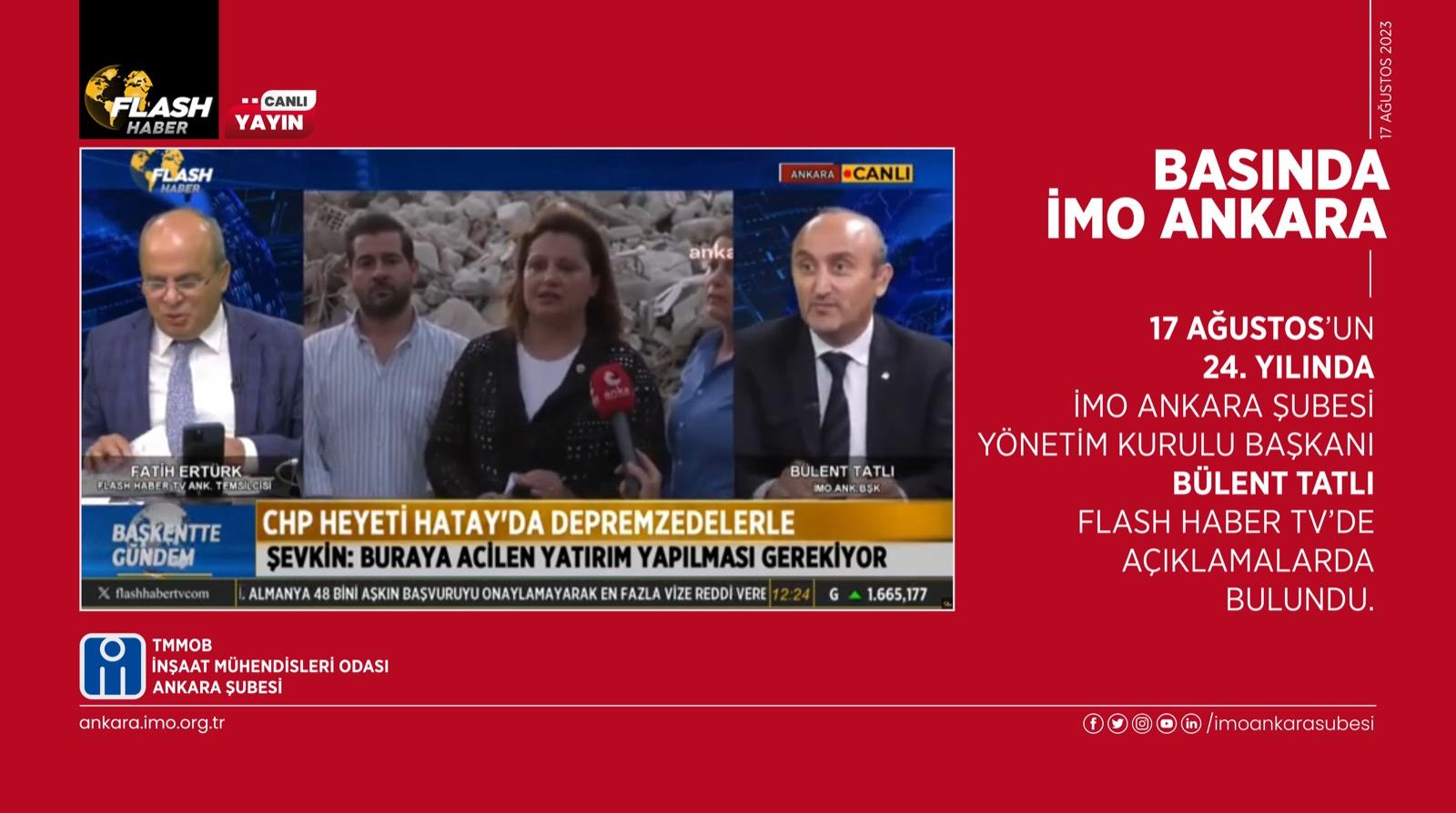 BASINDA İMO ANKARA: ŞUBEMİZ YÖNETİM KURULU BAŞKANI BÜLENT TATLI 17 ... BASINDA İMO ANKARA: ŞUBEMİZ YÖNETİM KURULU BAŞKANI BÜLENT TATLI 17 ...