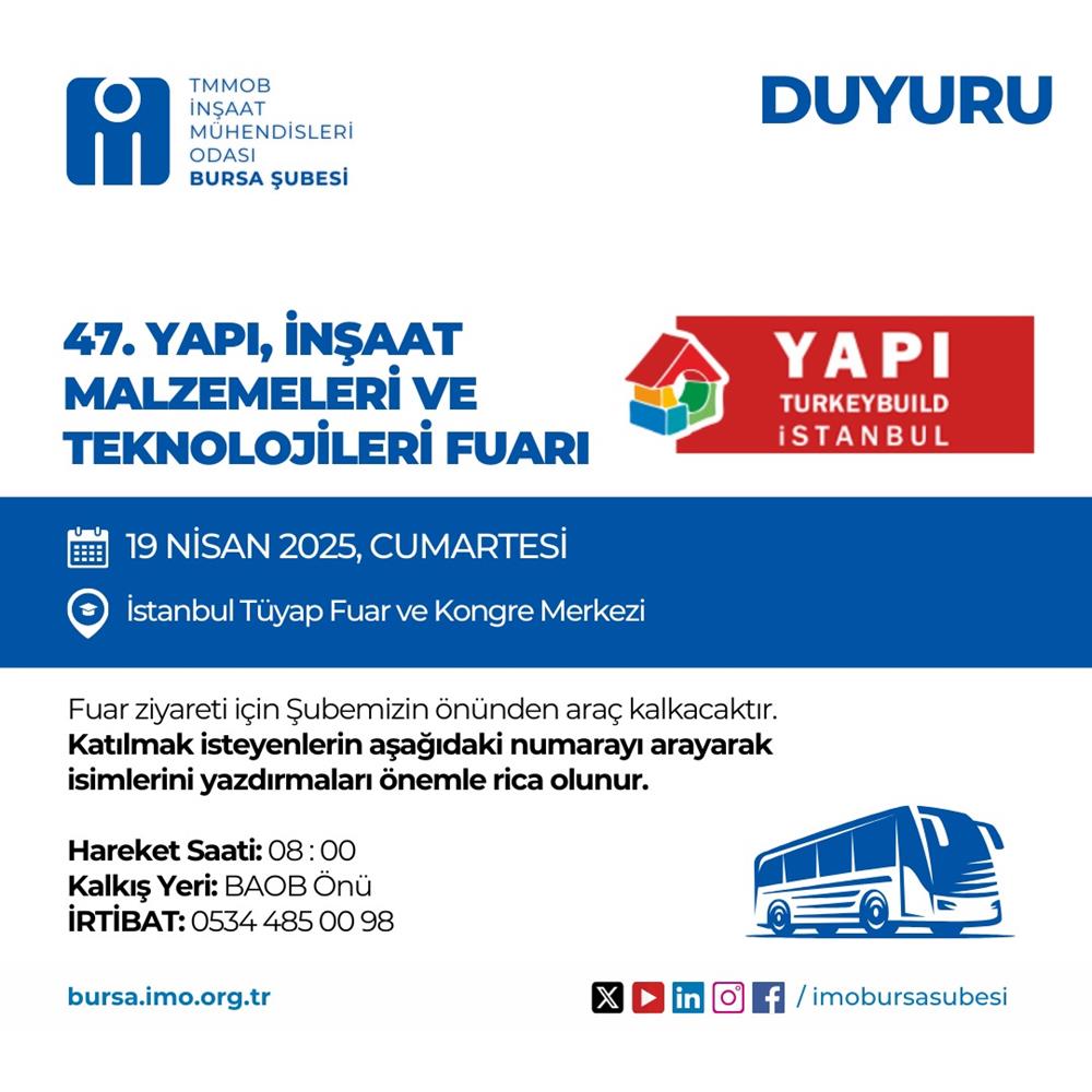 YAPI FUARI TEKNİK GEZİ